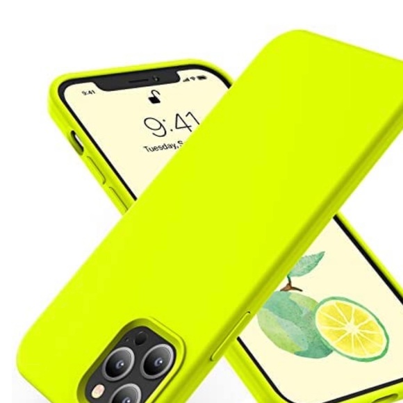 Other | Flourescent Yellow Silicone Iphone 12 Pro Max Case | Poshmark